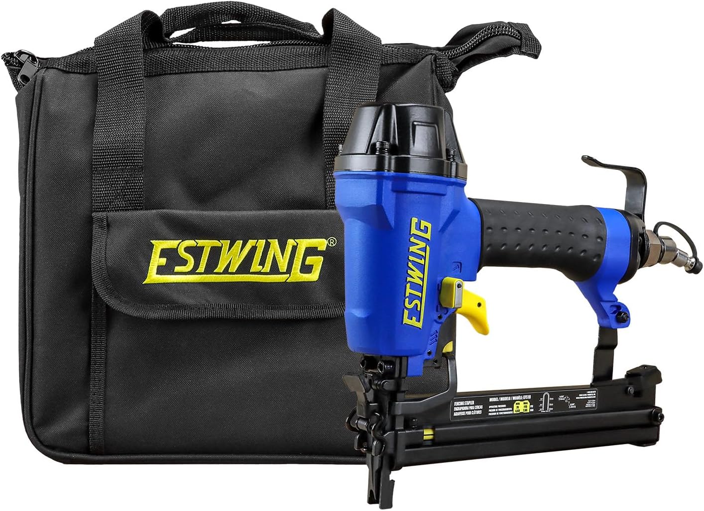 Estwing EFS18 Pneumatic 18-Gauge 7/8" Fencing Stapler with Adjustable ...