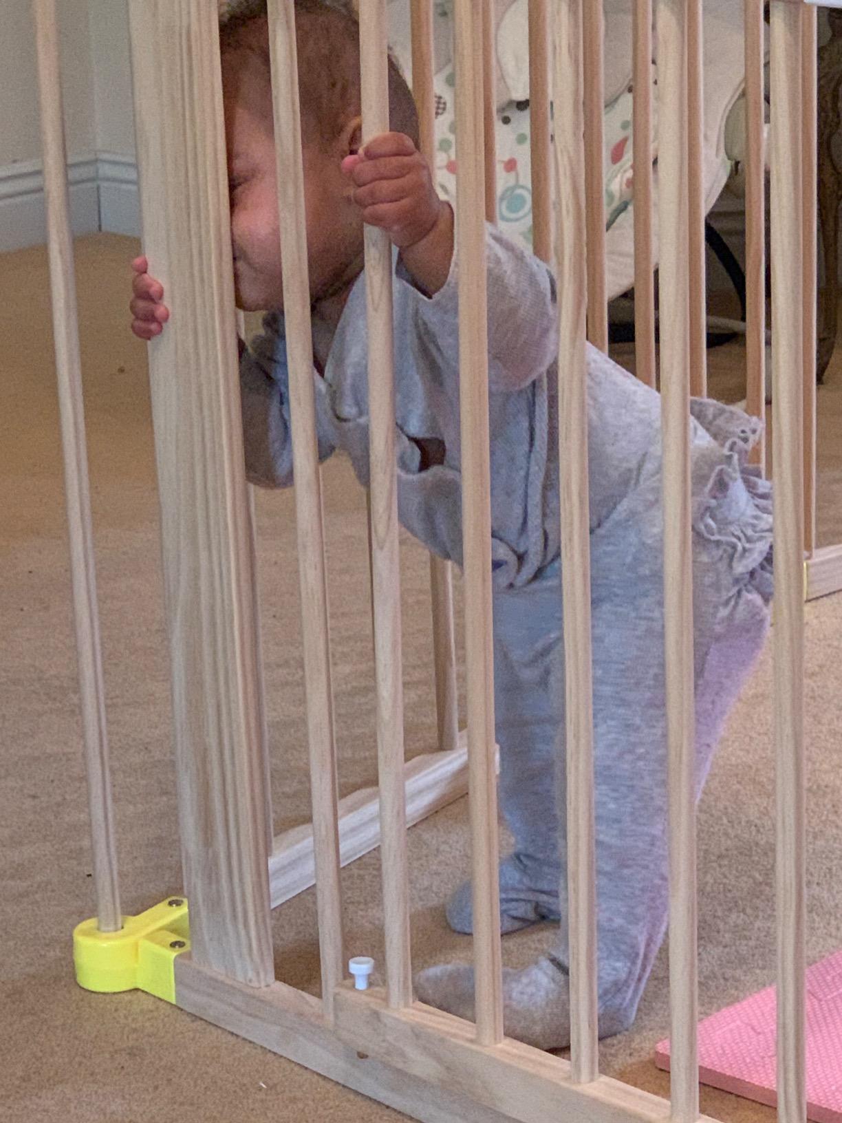 KIDUKU® Baby Child Playpen XXL Foldable Incl. Door, Consisting of 8 ...