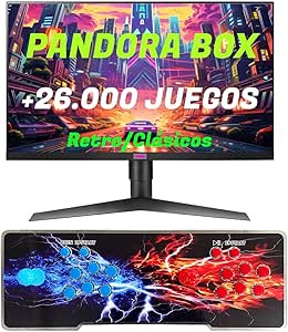 Amazon.com: LEVEL25 Pandora Box +26,000 Retro Classic Games Console 3D ...
