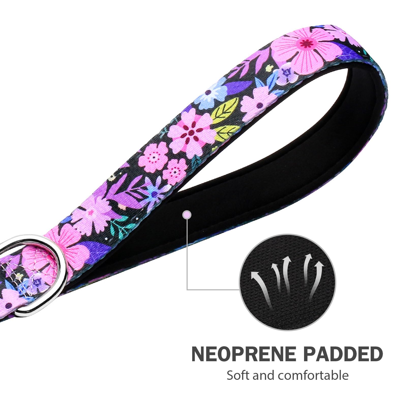 Snapklik.com : Hikiko Cute Girl Double Handle Dog Leash 6 Foot Padded ...