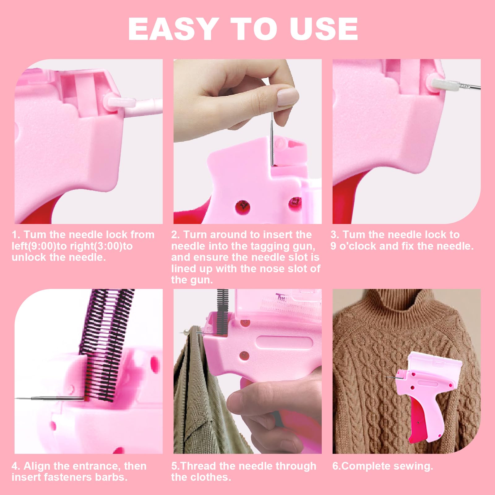 Micro Stitch Gun For Clothes Quick Clothing Fixer, Mini Stitch Gun With ...