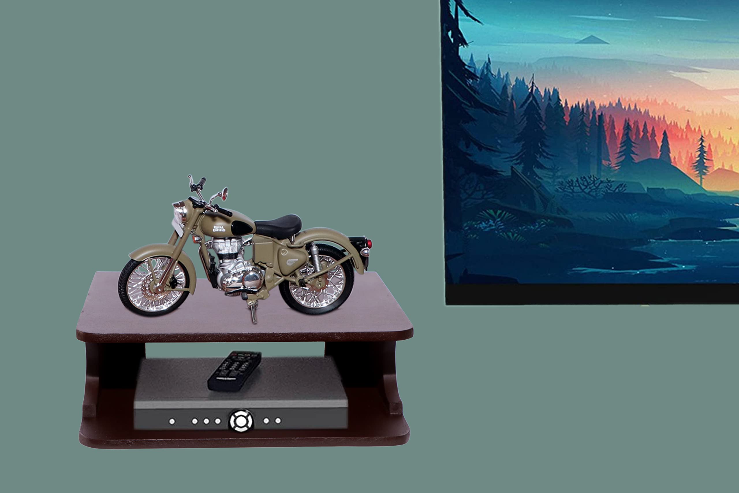 REMARKABLE Setup Box Stand/Set Top Box Stand Wall Mount for Home Wall ...