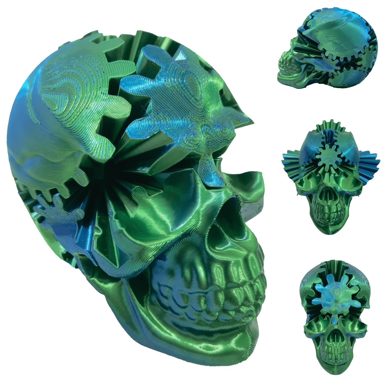 Amazon.com: Gear Skull Ball, Gearhead Sphere, 3D Printed Gear Skeleton ...