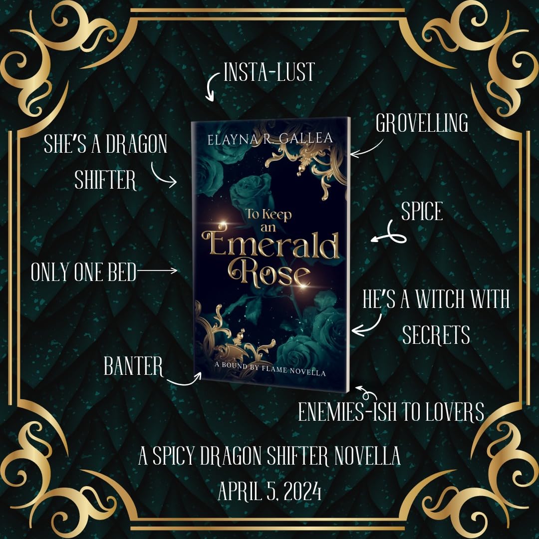 Amazon.com: To Keep an Emerald Rose : a Fantasy Romance Dragon Shifter ...