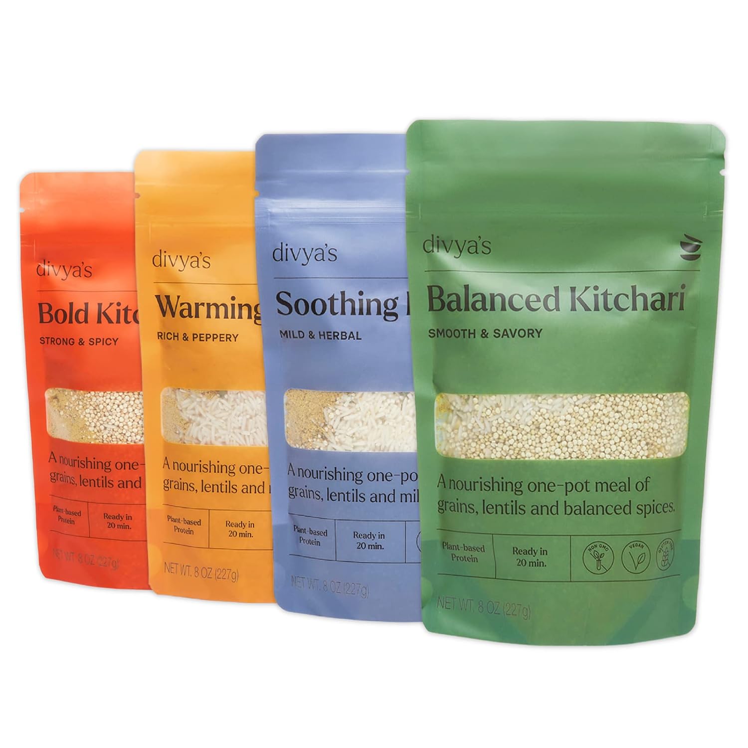 Amazon.com : Divya's Kitchari Variety Bundle, One-Pot Ayurvedic Meal ...