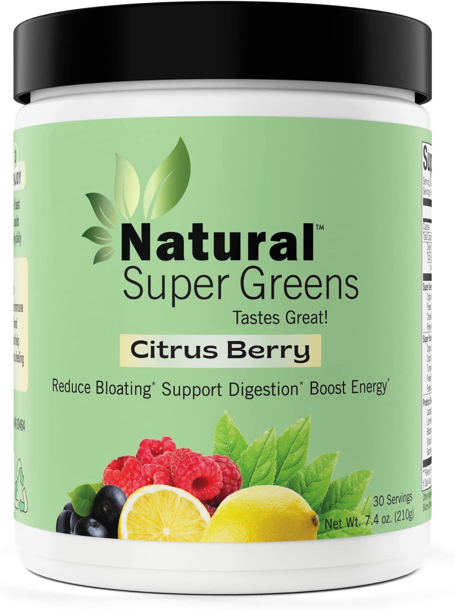 Amazon.com: Natural Super Greens Powder Organic Supplements| Great ...