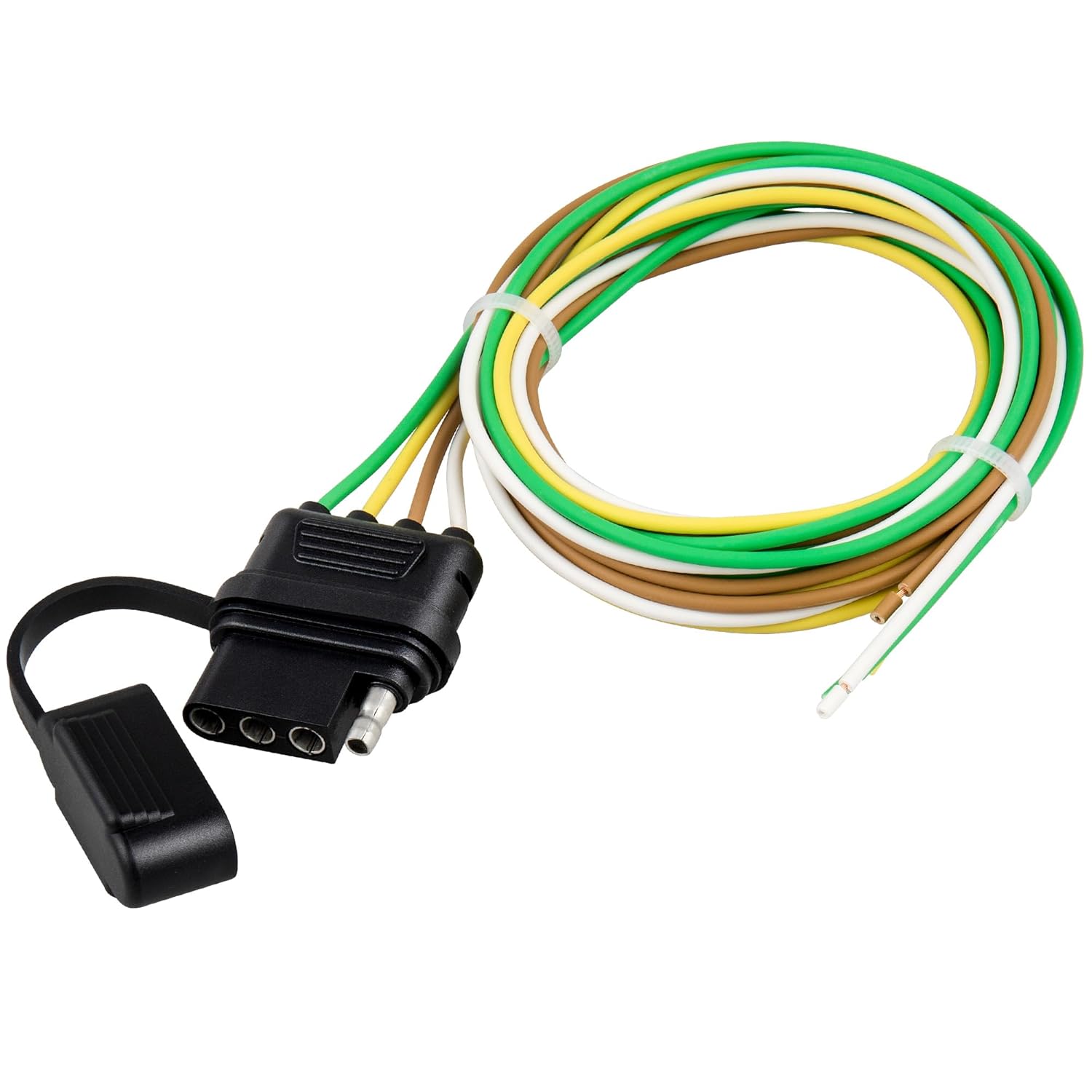 Amazon.com: Oyviny Vehicle-Side 4-Pin Flat Trailer Wiring Harness 4 ...