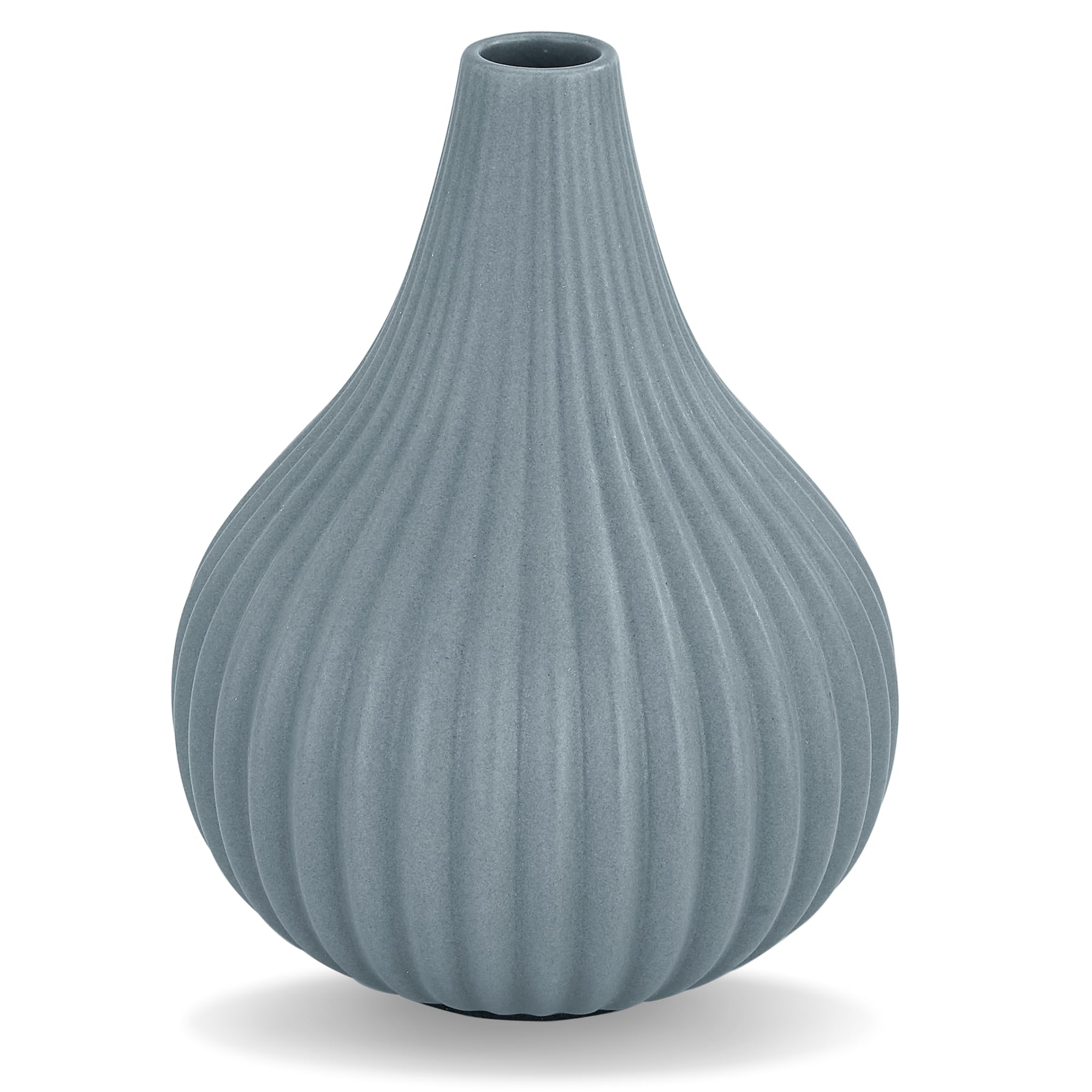 Amazon.com: MIAJO Gray Vases for Decor 1 PCS, Small Bud Vase for Modern ...