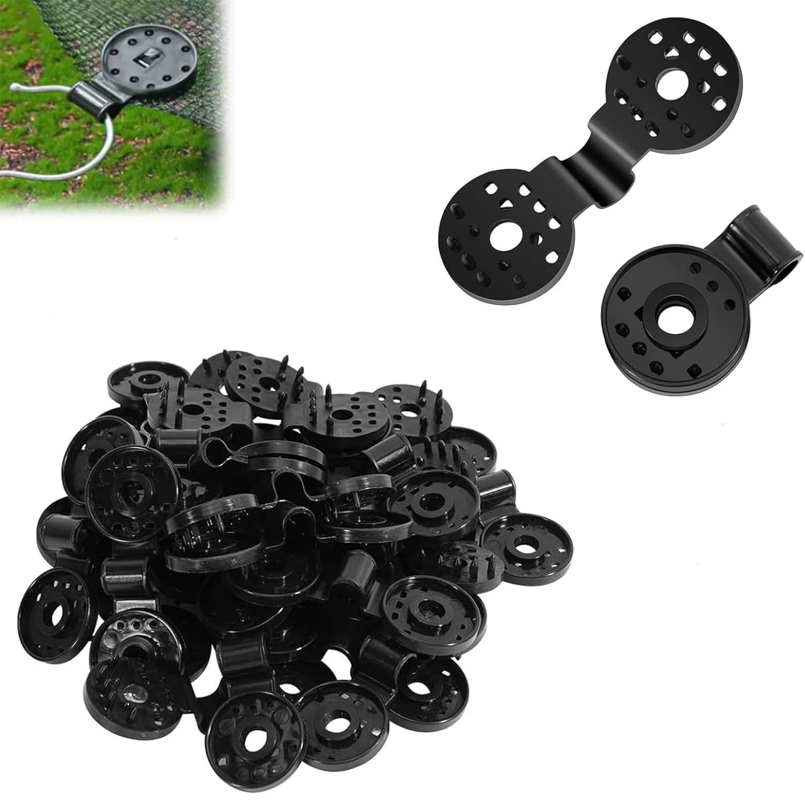 Amazon.com: Shade Cloth Plastic Clips Heavy Duty, Easy Gadgets ...