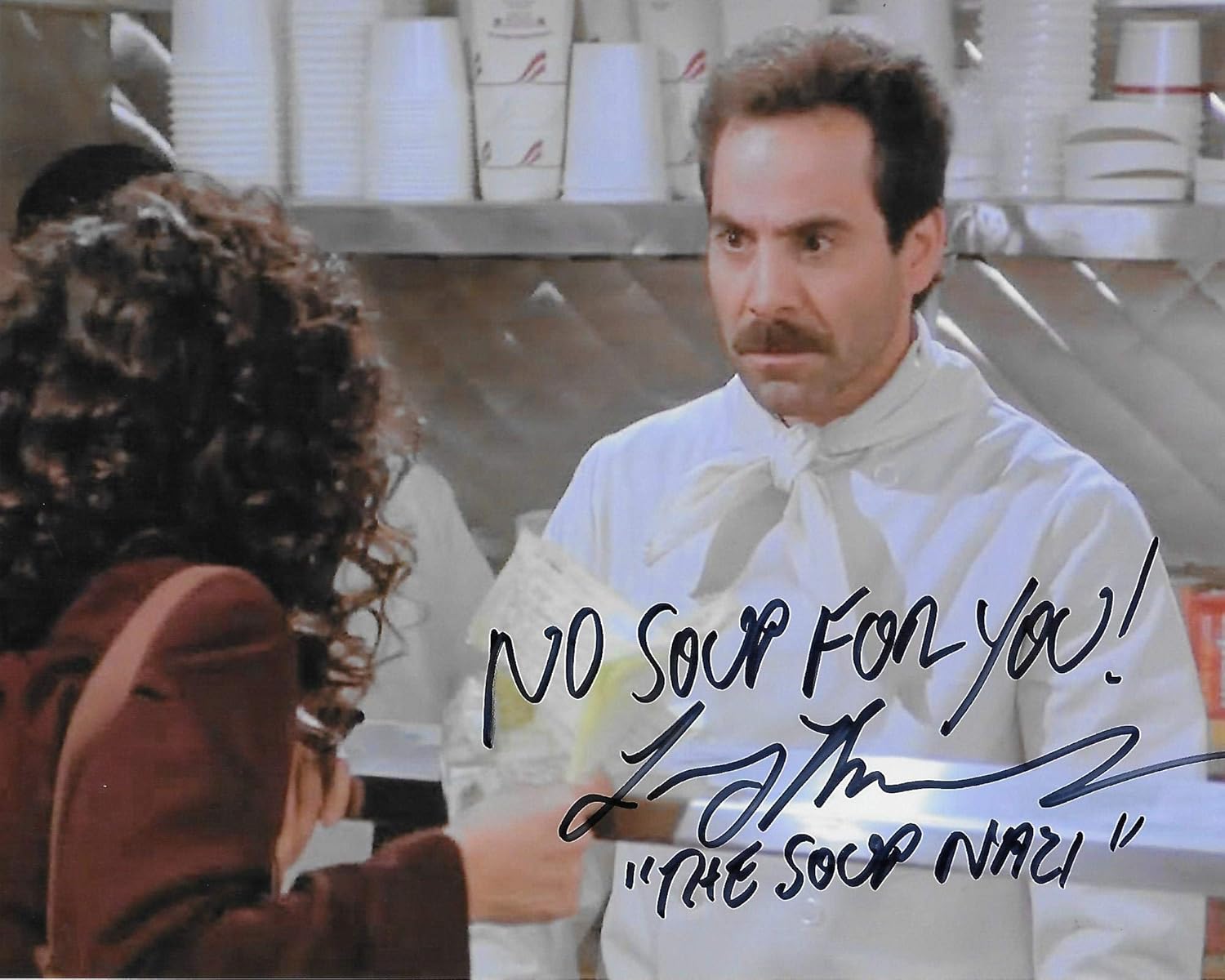 Larry Thomas Seinfeld Soup Nazi Original Autographed 8X10 Photo #11 at ...