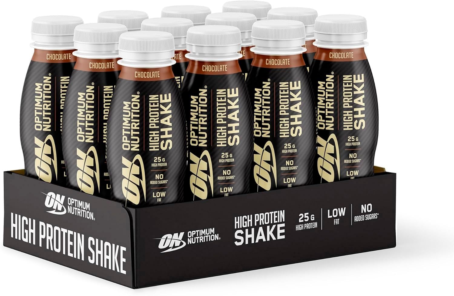 Optimum Nutrition High Protein Shake Bottles, Ready to Drink Post ...