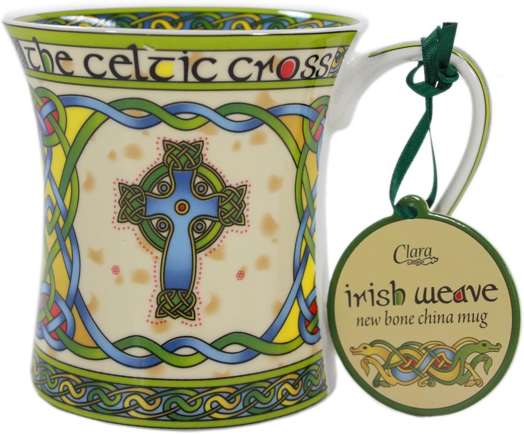 Amazon.com: Irish Harp bone china mug - Irish gift designed in Galway ...