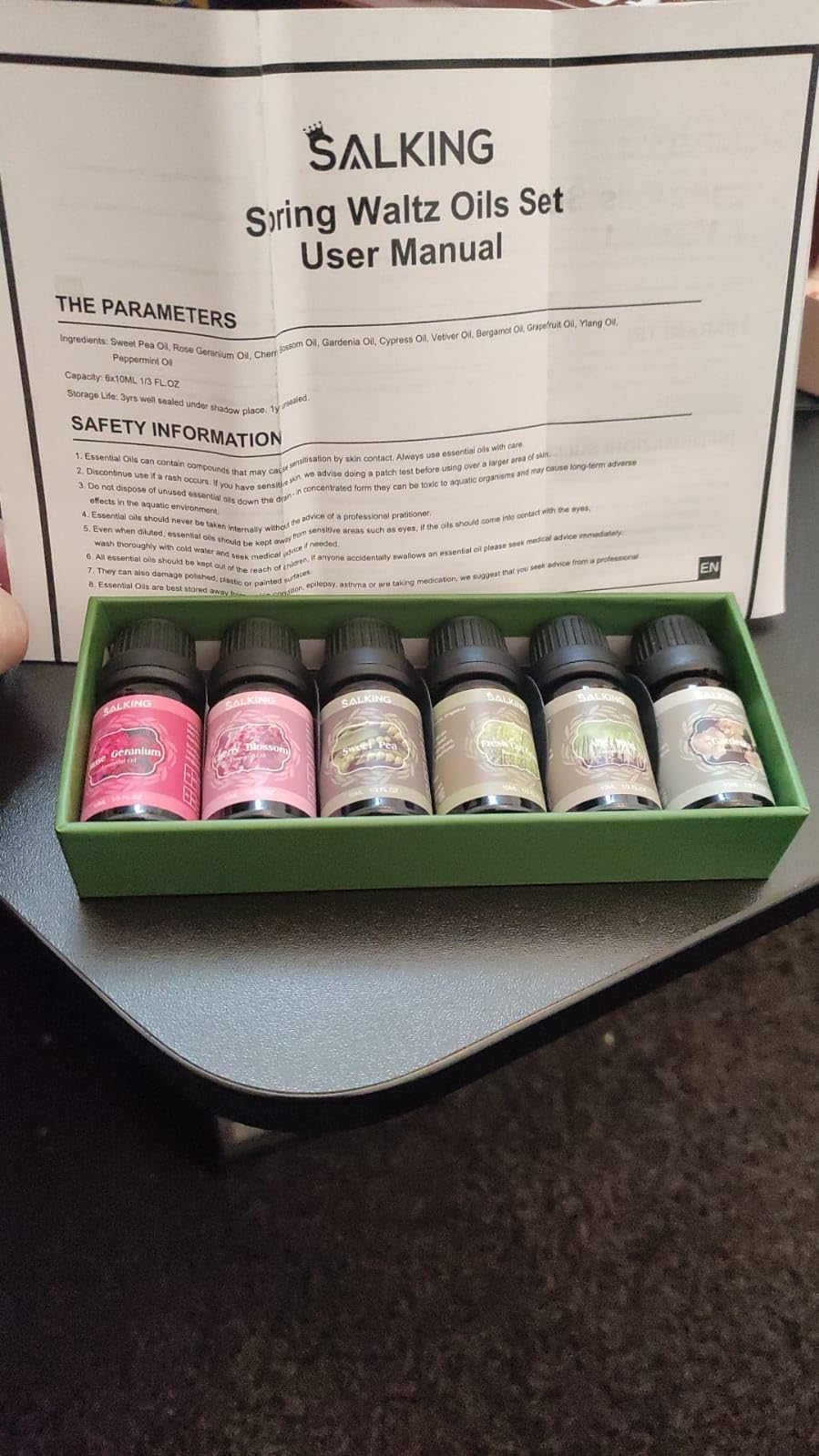 SALKING Spring Essential Oils Set, Aromatherapy Diffuser Oil Fragrance ...