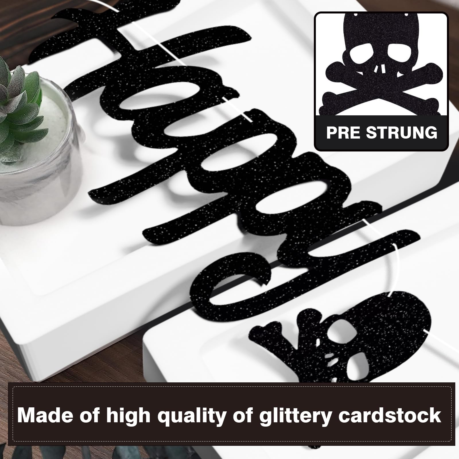 Snapklik.com : Gothic Happy Birthday Banner Decorations Funny Black ...