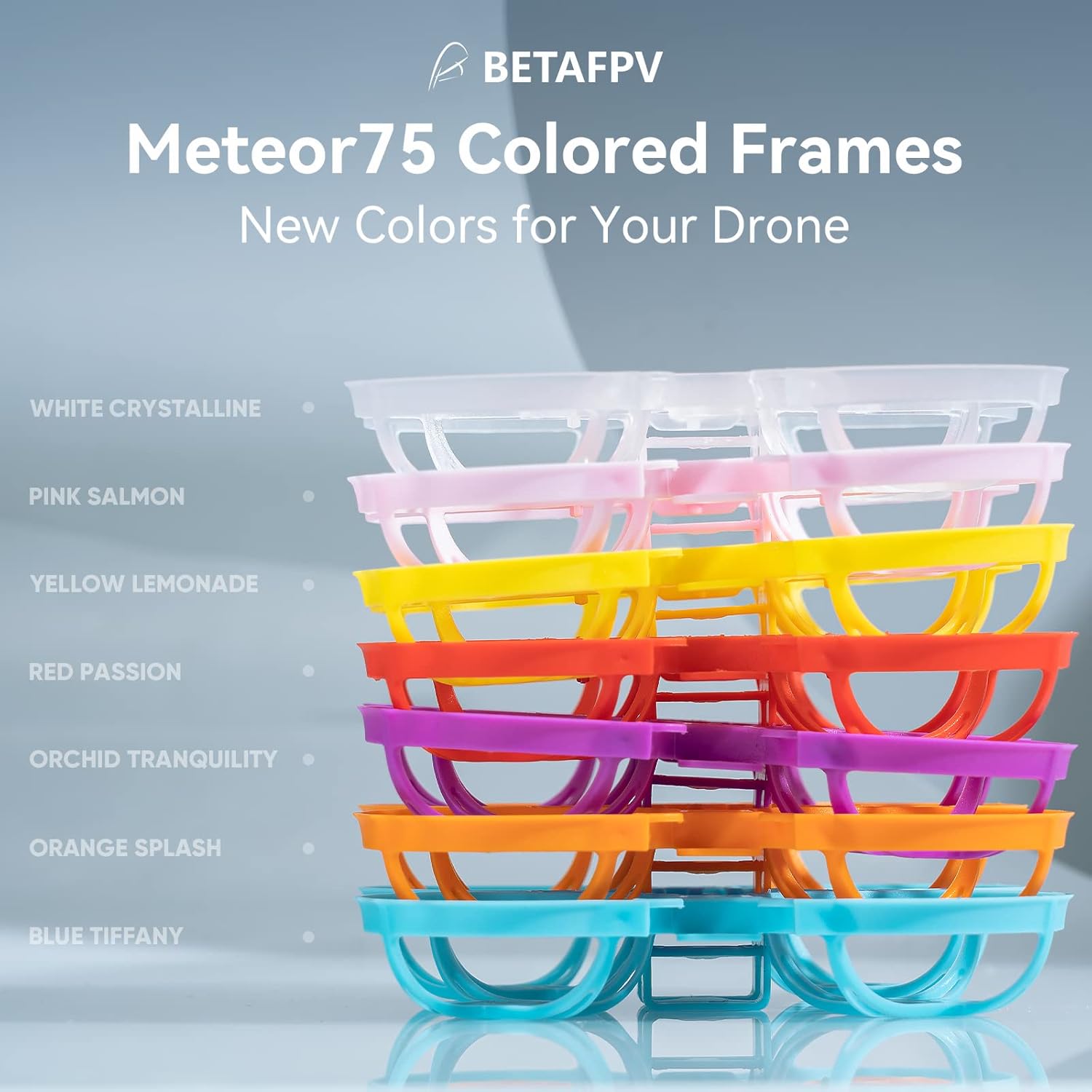 BETAFPV 2pcs Meteor75 75mm Micro Brushless Whoop Frame Kit for Meteor75 ...