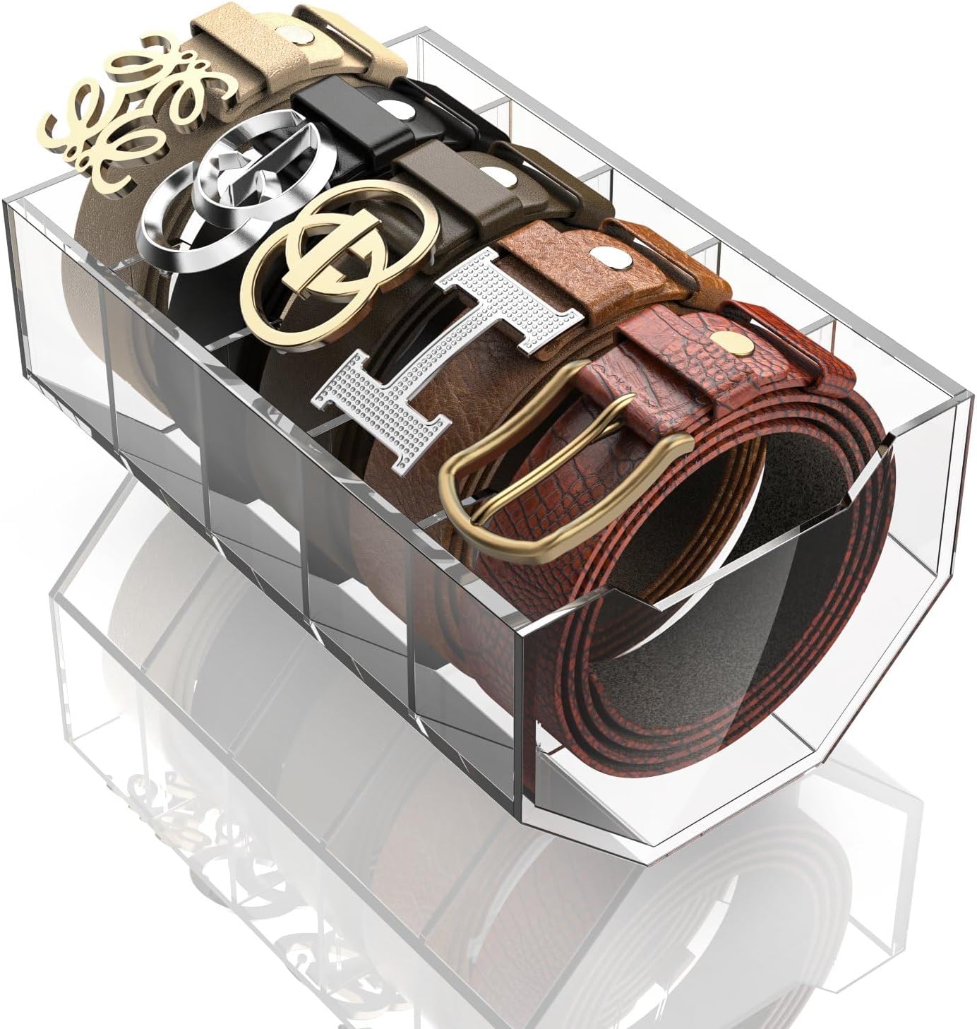 Amazon.com: JAN AUG Men Belt Organizer Womens Belt Storage Organizer ...