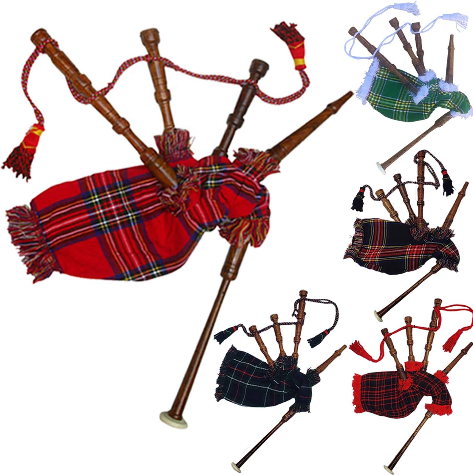 Amazon.com: New Baby Mini Bagpipe Toy Playable Beginner Rose wood Royal ...