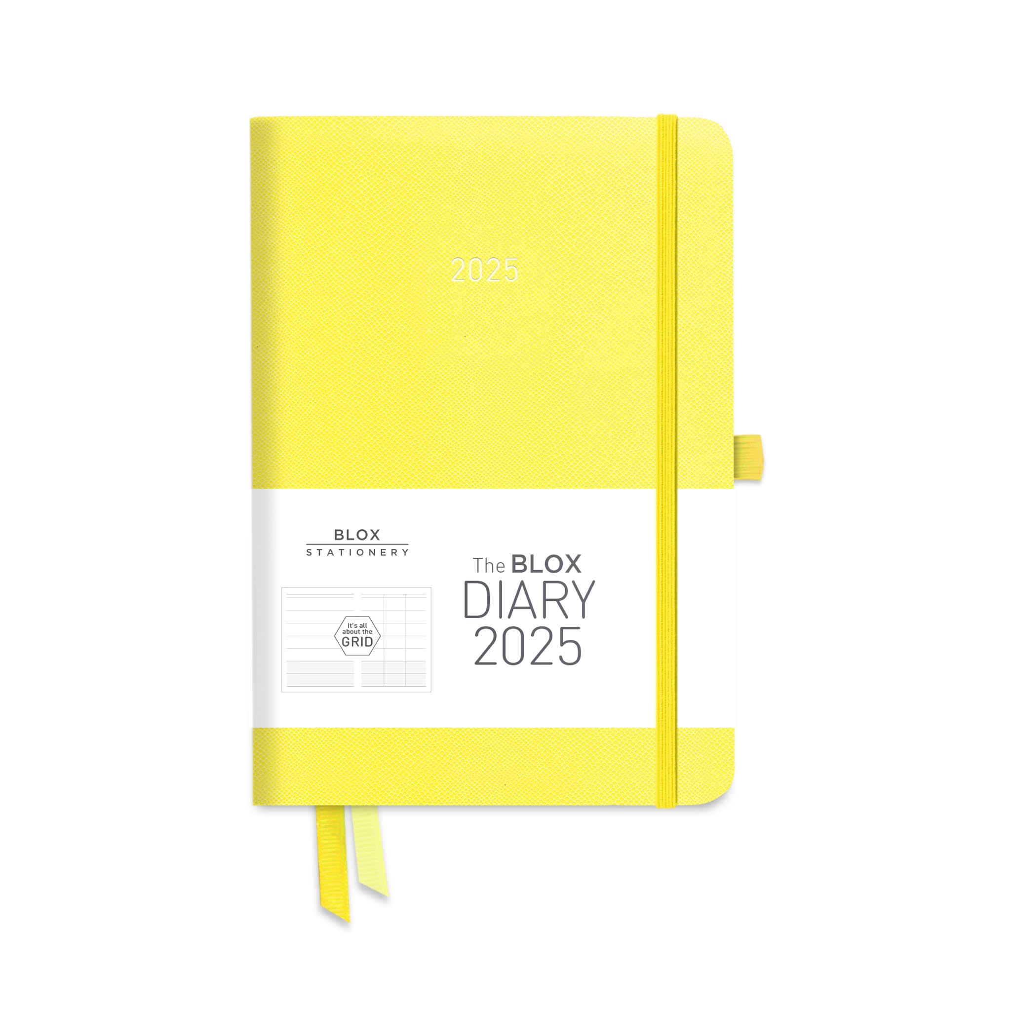 BLOX Diary 2025 (Lemon) – A5 diary – Jan to Dec 2025 – Week-To-View ...