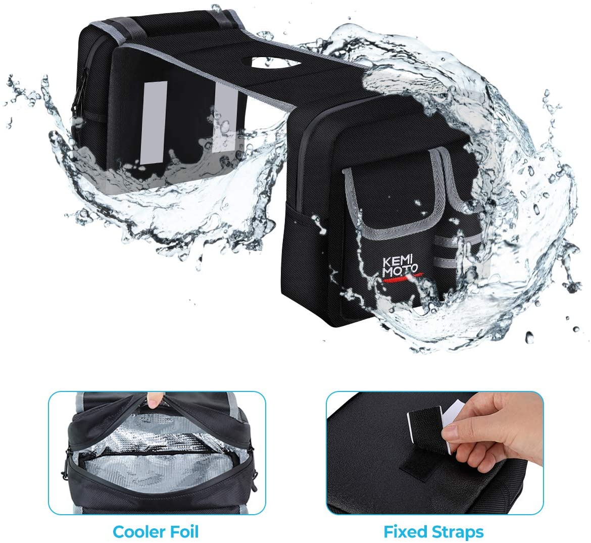 Watch ATV Saddle Bag Waterproof Cooler or Thermal Motorcycle Tank Top ...