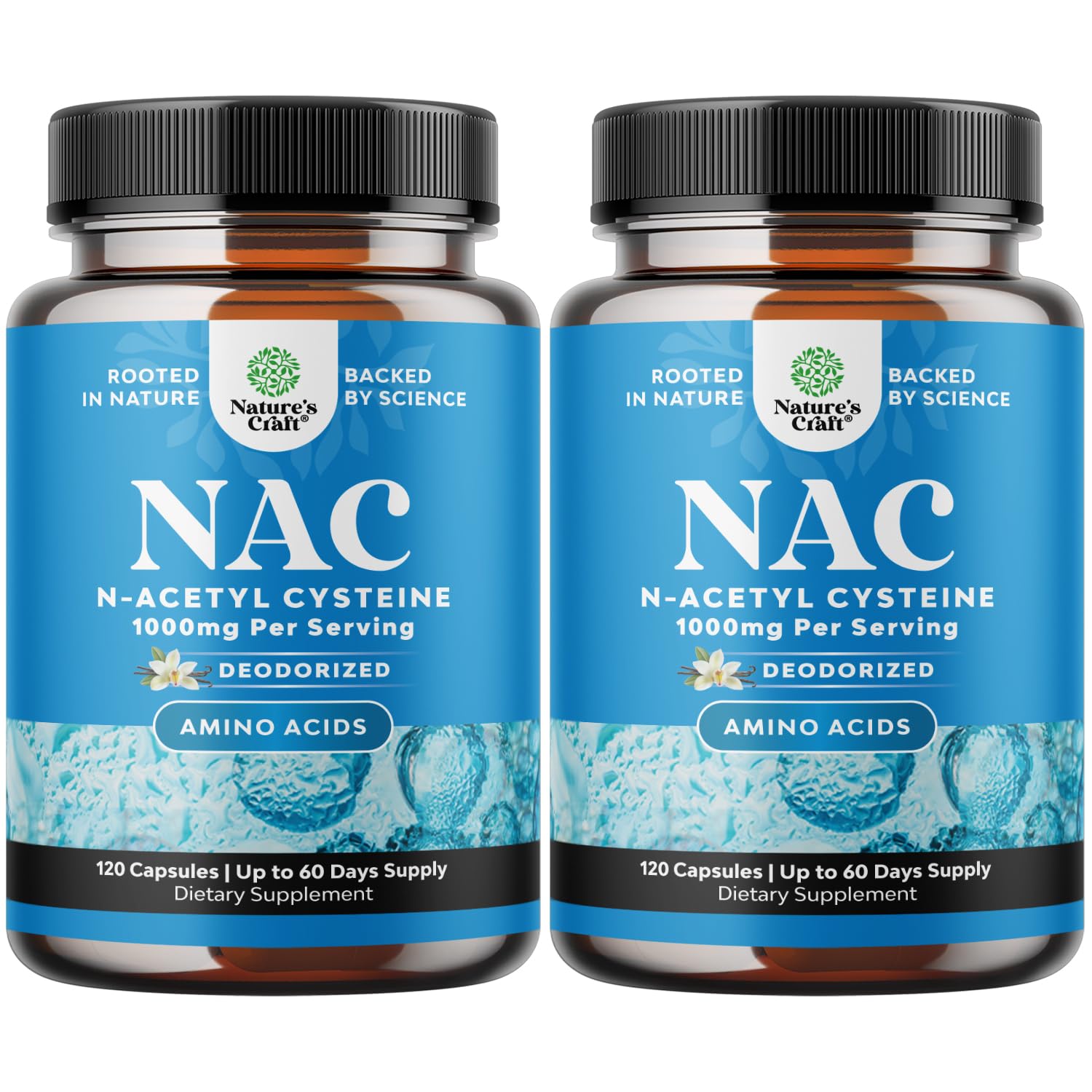 Amazon.com: NAC Supplement N-Acetyl Cysteine 1000mg - Vegan High ...