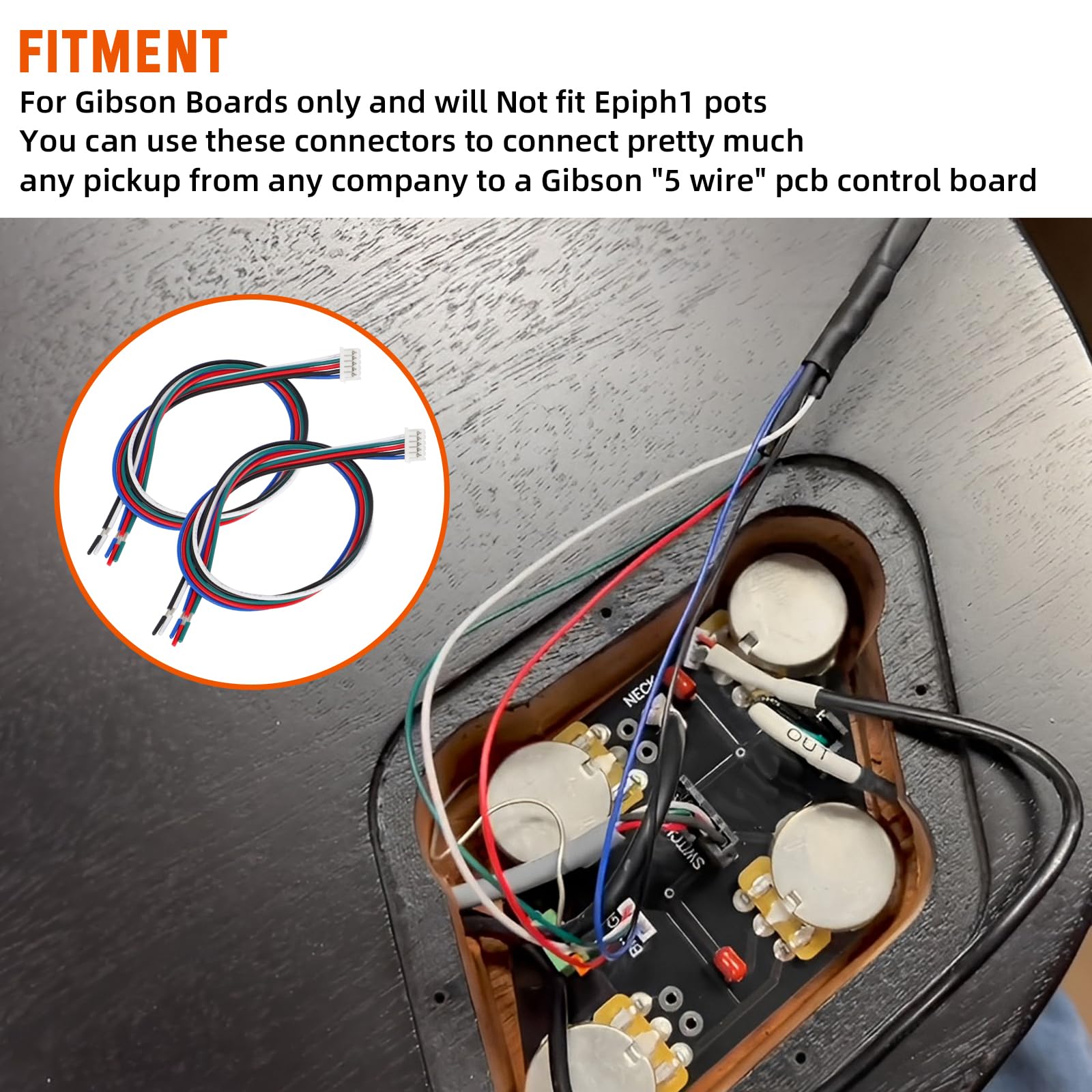 Snapklik.com : 2 Quick Connect Adapters Control Board PCB Pickup Wire ...