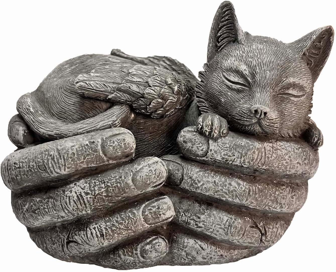 Ooooknpc Pet Angel Cat Memorial Statue Loss Sympathy Gift Rainbow ...