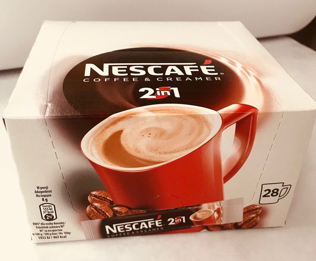 Amazon.com: NesCafe Classic 2 in 1 - 28 Individual sticks : Grocery ...