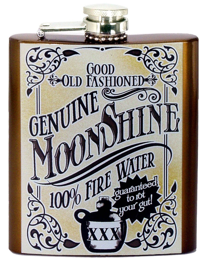 Amazon.com | Spoontiques Moonshine Hip Flask: Flasks