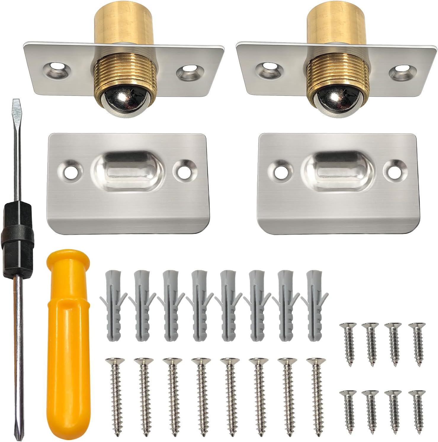 Ball Catch for Top of Door, Closet Door Ball Catch Hardware, Stainless ...