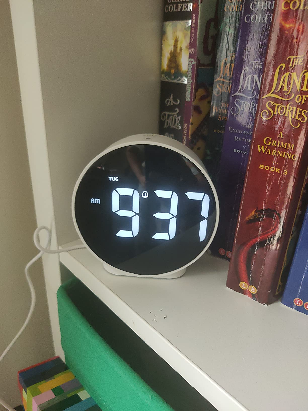 Deeyaple Small Digital Alarm Clock LED Desk Travel Electronic Clock ...