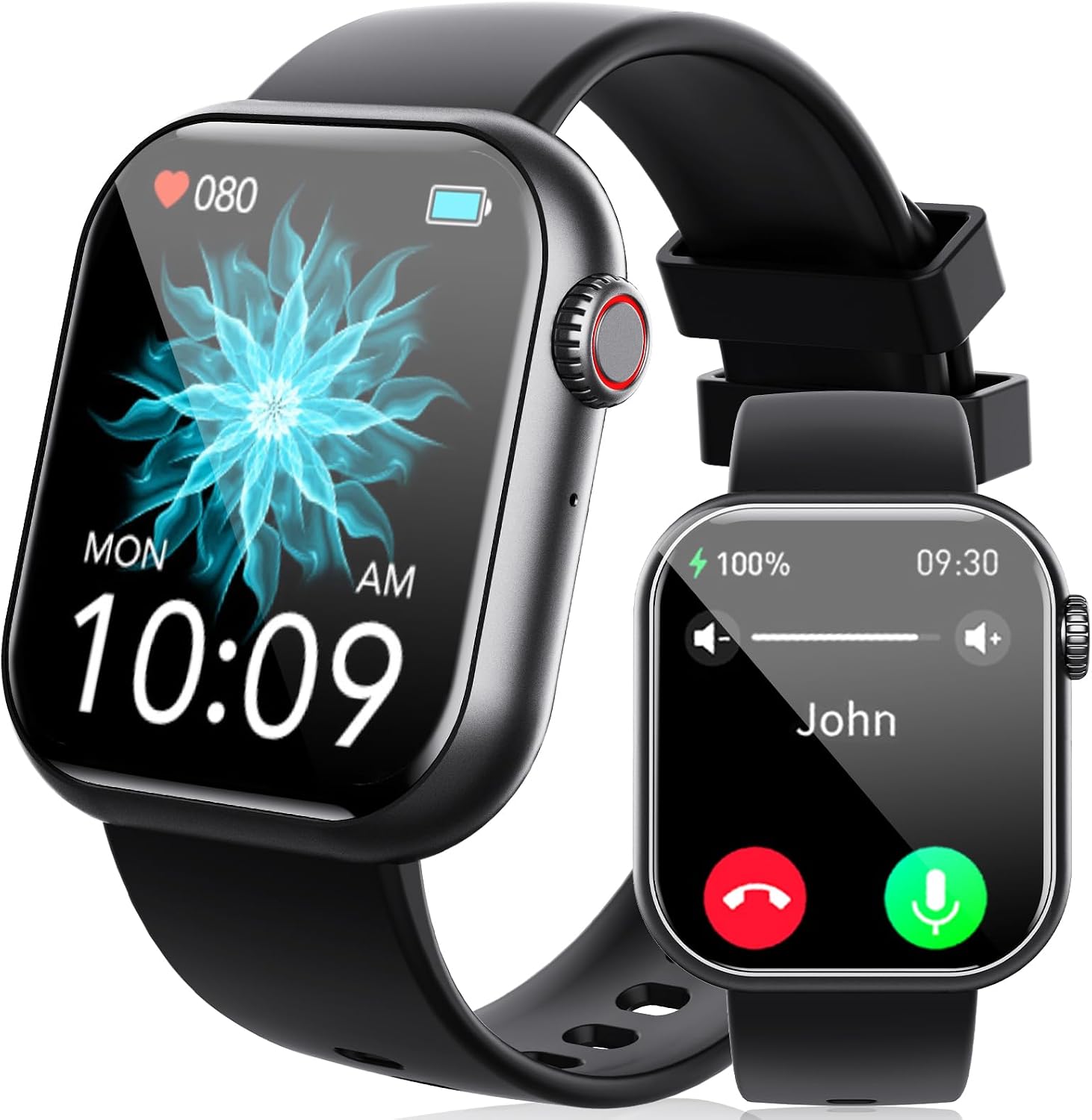 Amazon.com: Smart Watch Bluetooth Answer & Make Call, Fitness Tracker ...