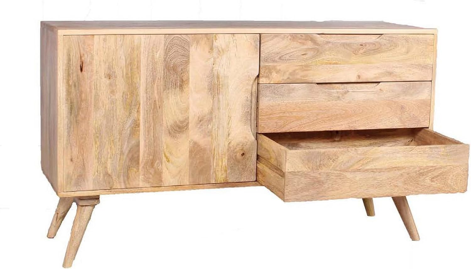 Amazon.com - Benjara Sofi 47 Inch Sideboard Buffet Cabinet, 3 Drawer ...