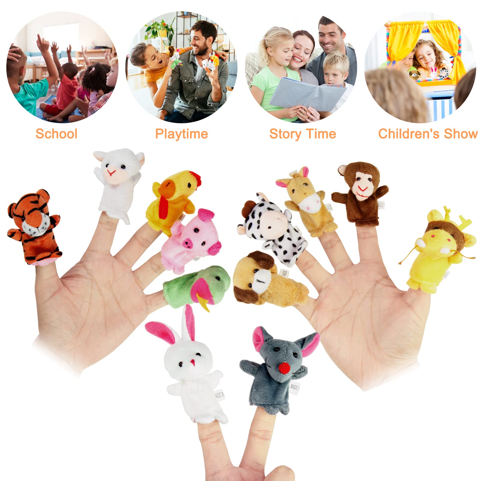 Snapklik.com : Finger Puppets For Toddlers 1-3, Baby & Toddler Finger ...