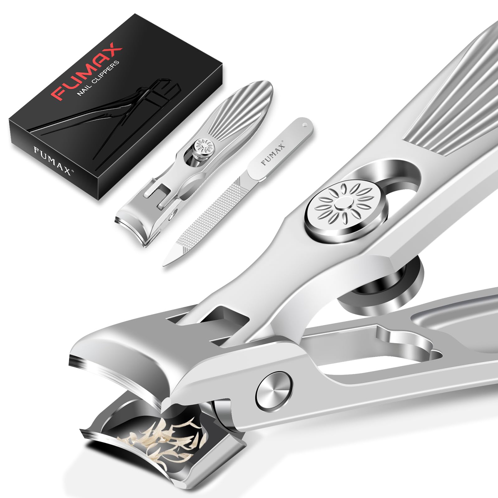 Amazon.com : 2024 Upgrade German Nail Clippers for Men Thick Nails ...
