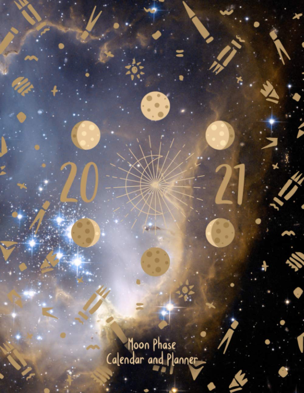 Amazon.com: 2021 Moon Phase Calendar and Planner: Deluxe Edition ...