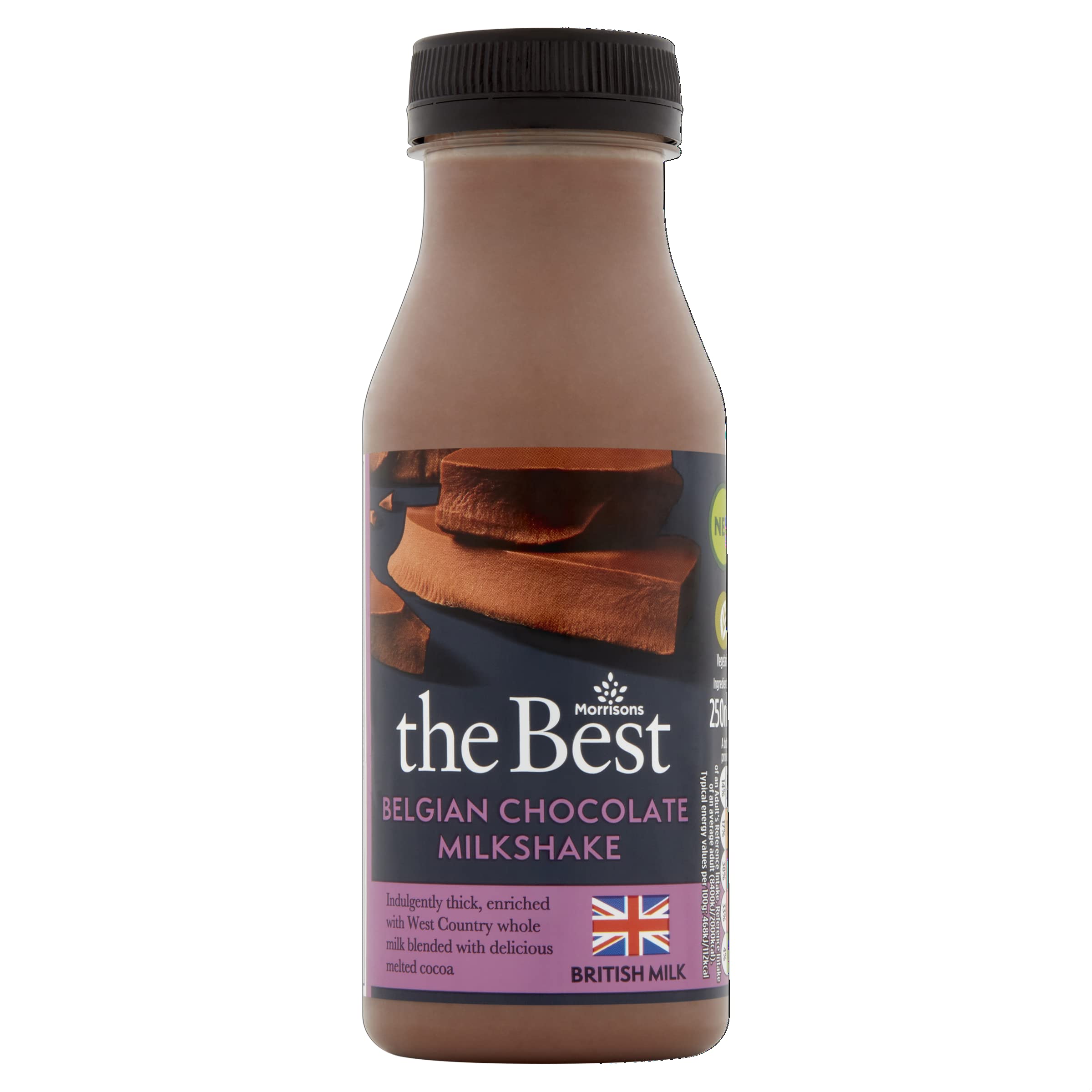 Morrisons The Best Belgian Chocolate Milkshake 250ml : Amazon.co.uk ...