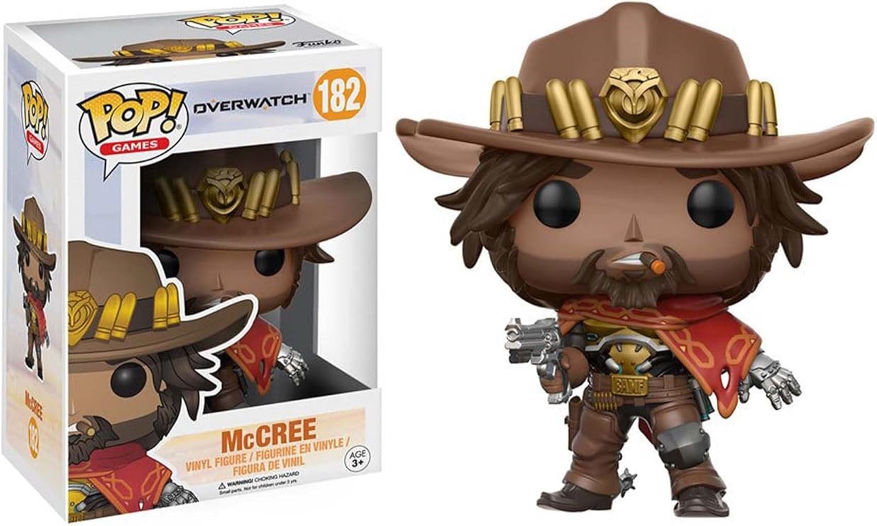 Amazon.com: Funko POP Games: Overwatch McCree Toy Figures : Toys & Games