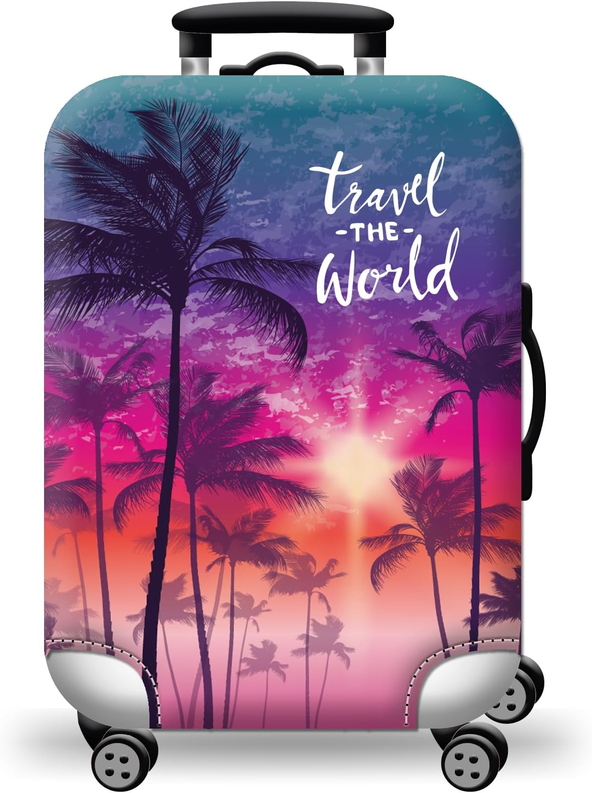 LYSAIMG Reusable Travel Luggage Cover,Suitcase Protector Bag,Elastic ...