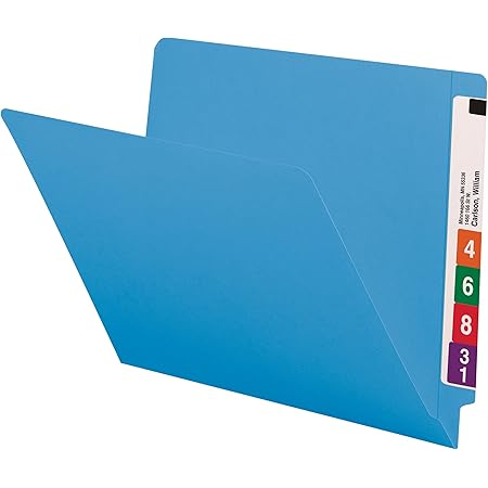 Amazon.com : Smead End Tab File Folder, Shelf-Master Reinforced ...