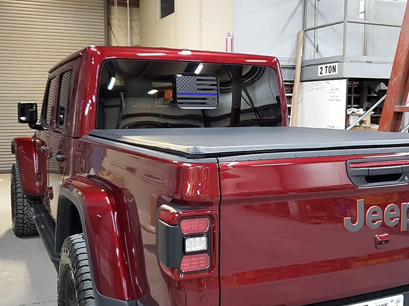 Snapklik.com : Zxiaochun Rear Middle Window American Flag Decal For ...