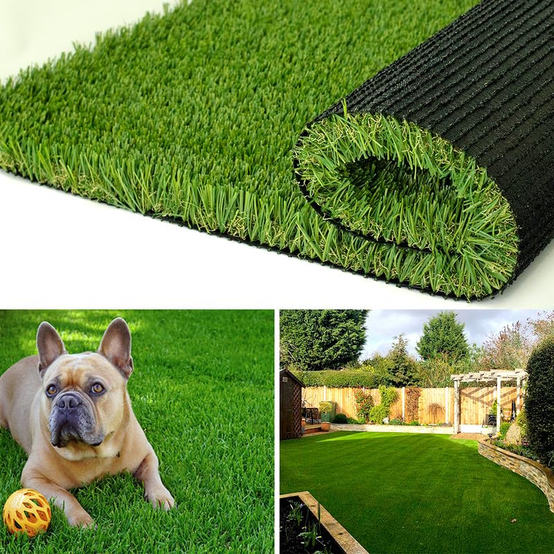 Amazon.com: ALTRUISTIC High Density Artificial Grass Turf 4FTX7FT,PU ...