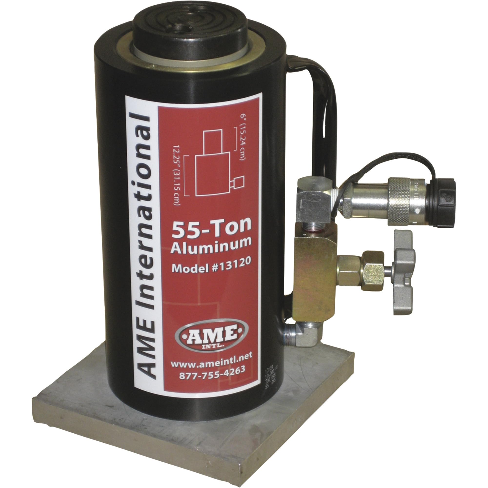 Amazon.com: AME INTL 13120 Aluminum Jack (55 Ton 6" Stroke Blackjack ...