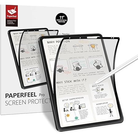 Amazon.com: BERSEM Paperfeel Screen Protector [Paperfeel Pro ...