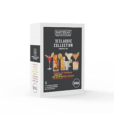 Amazon.com: Bartesian The Classic Collection Cocktail Mixer Capsules ...