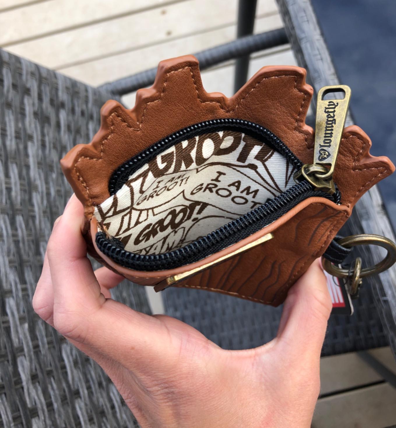 Loungefly Wallets and Purses Loungefly x Marvel Groot Coin Purse Brown ...