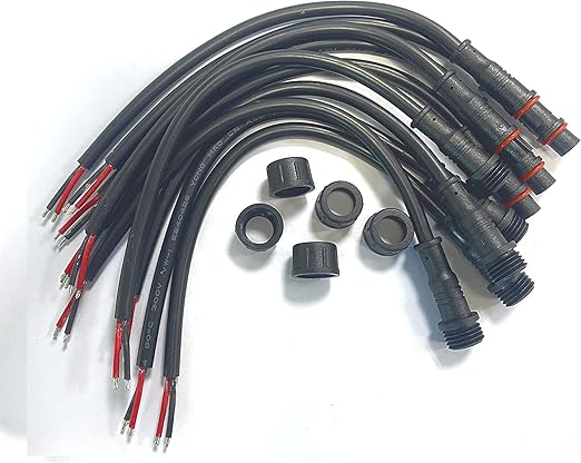 YETOR Connettore fili elettrici impermeabile,Connettore LED maschio ...