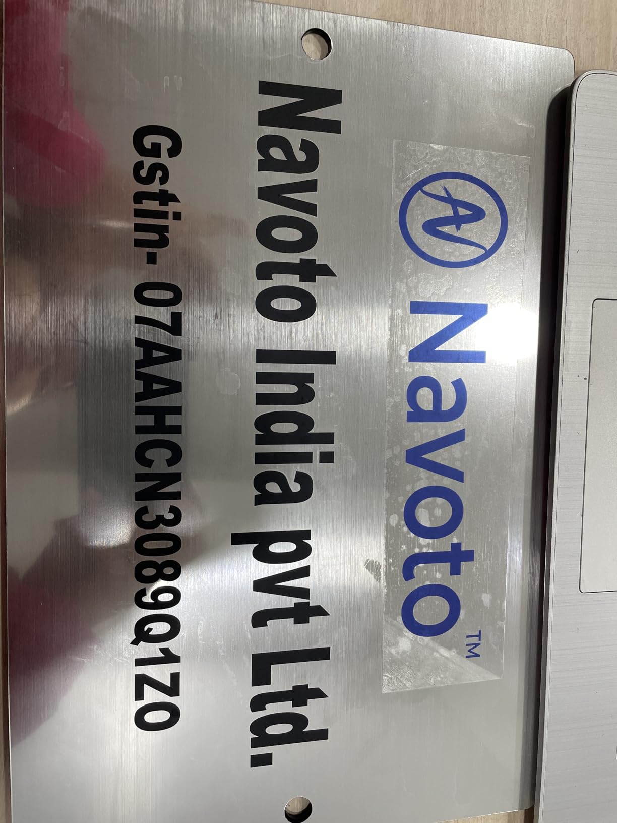 CRAFTEEZY® Customised GST Name Plate With Company Name For Office ...