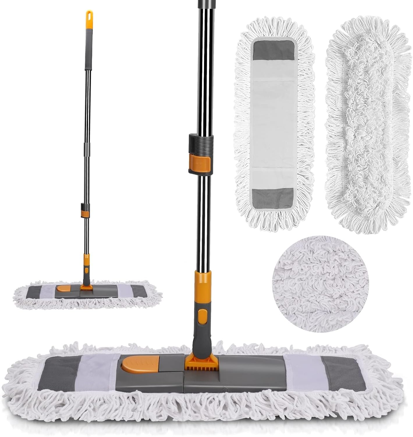 OZD Grand Serpillère, Balai Serpilliere Plat en Microfibre Rotatif à ...