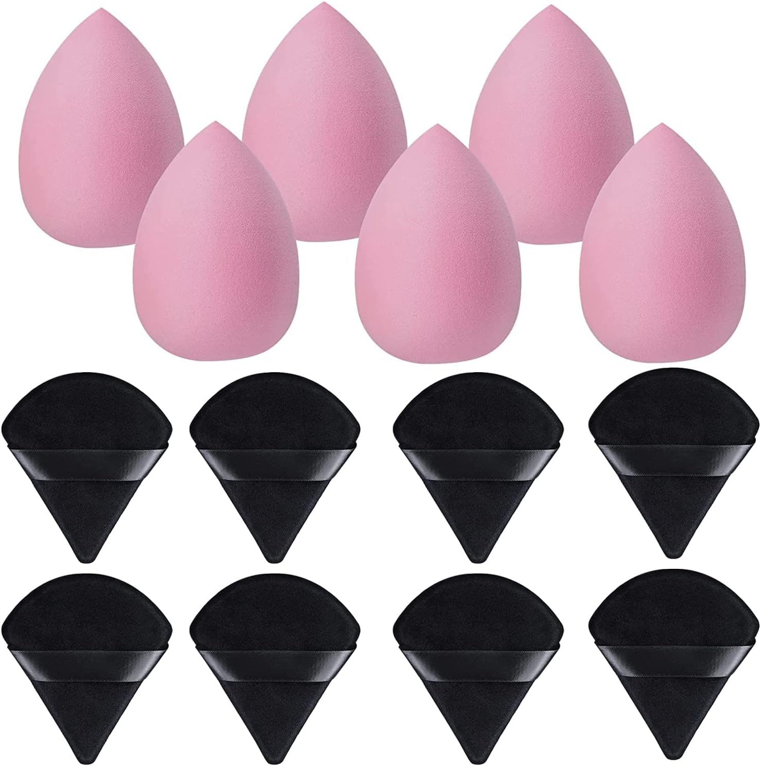 Amazon.com : 8Pcs of Triangular Powder Puff Makeup Sponges, Made of ...
