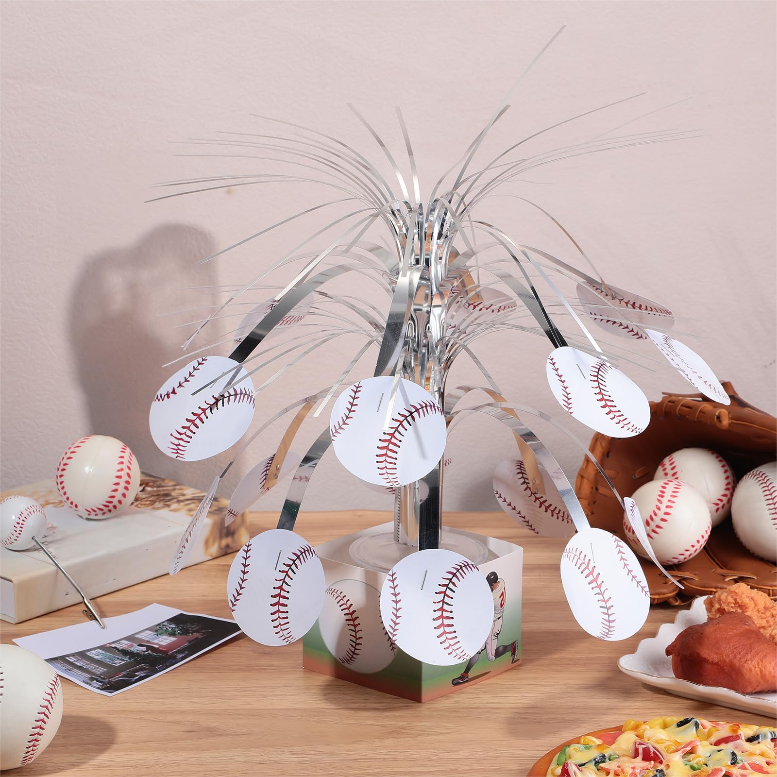 Baseball Table Decorations Batter Up Baseball Baby Shower Or